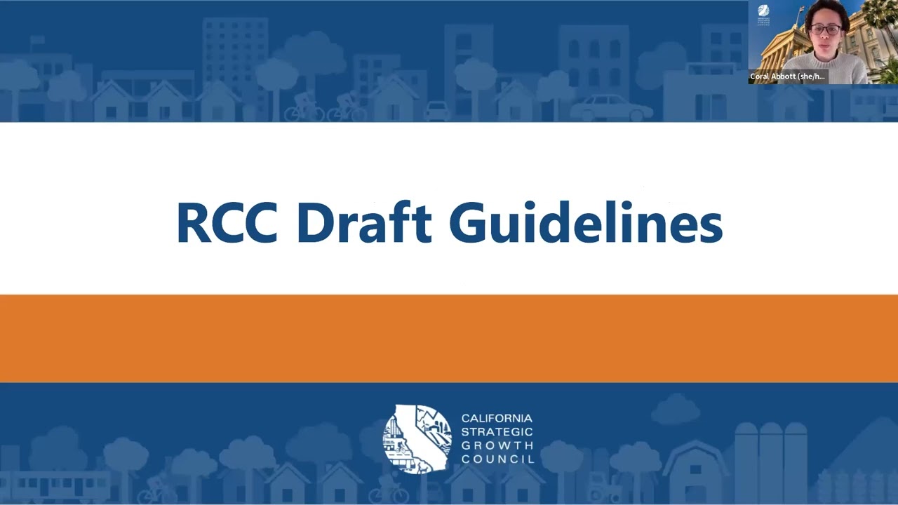 Regional Climate Collaborative Draft Guidelines Overview Webinar