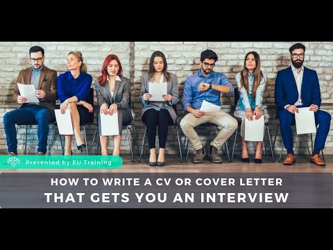 How To Write A CV or Cover Letter That Gets You An Interview