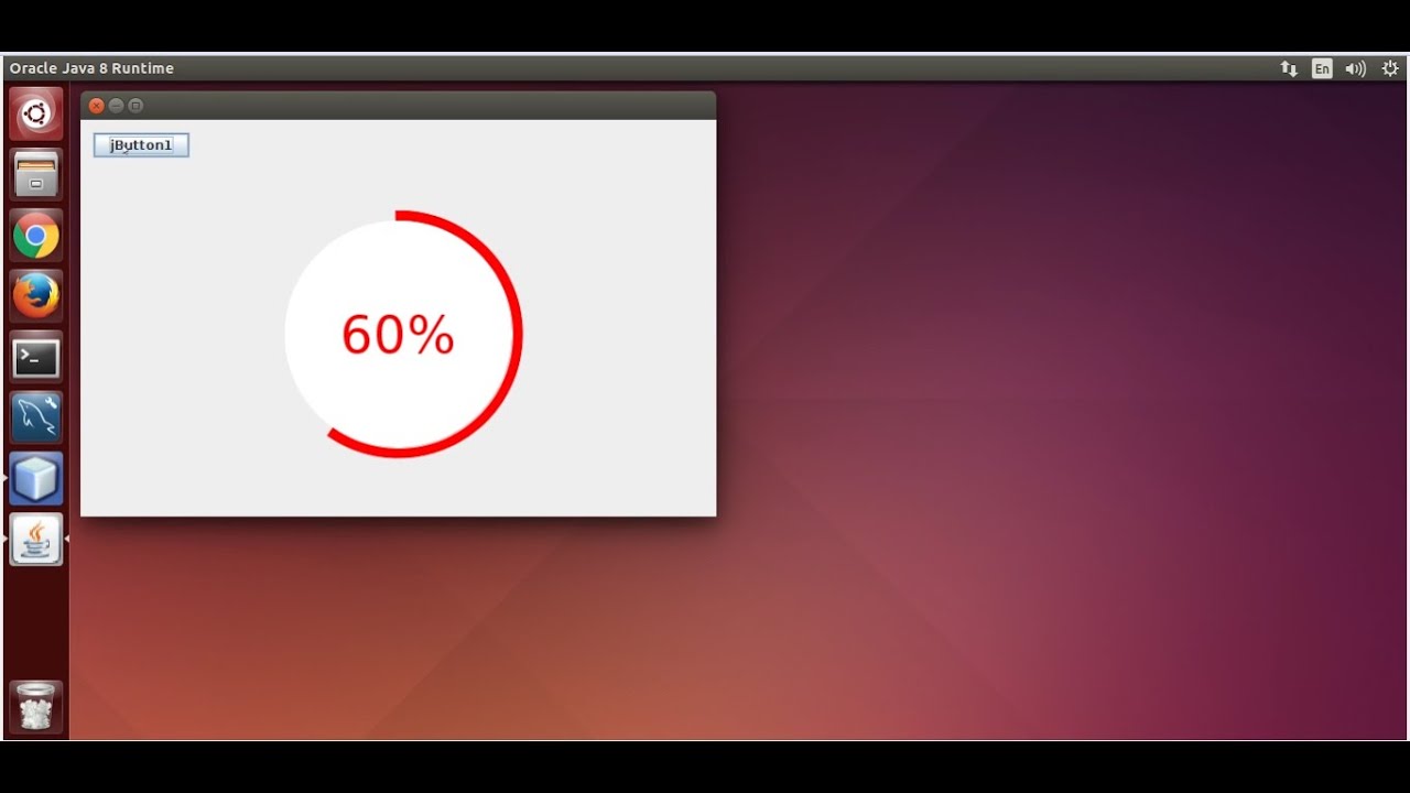 Circular Progressbar using Java