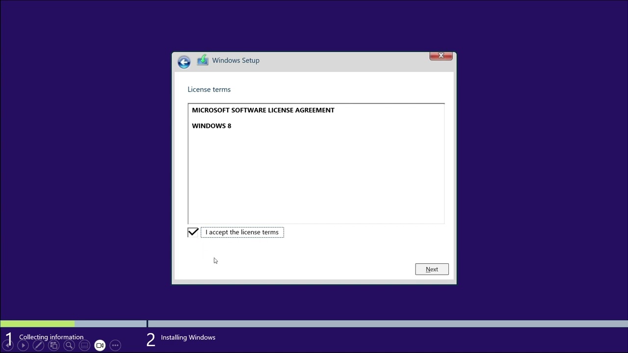 Windows 8 on Microsoft Powerpoint