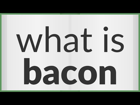 Bacon | meaning of Bacon
