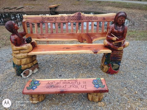 The Making of a Very Special Memorial Bench | AnnaLeah & Mary