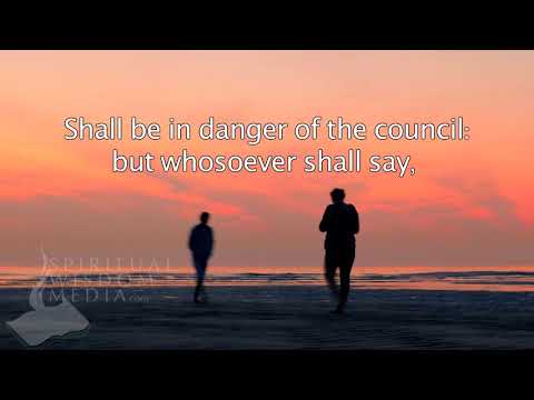 Matthew 5:22 (Cont.) - And whosoever shall say to his brother, Raca - Bible Verses