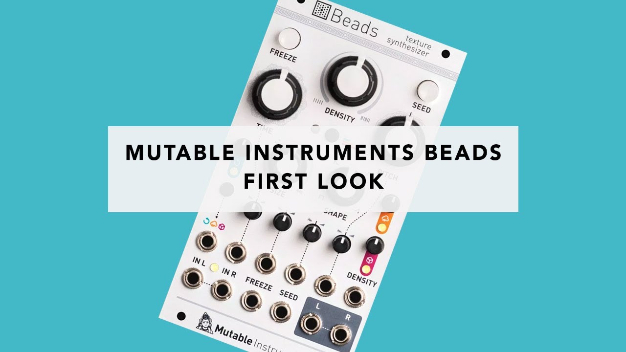 Mutable Instruments Beads - First Look (Tutorial, Demo & Jam)