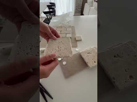 diy coasters from tile section of Home Depot #diyprojects #diyideas #homedecor #diyhomedecor