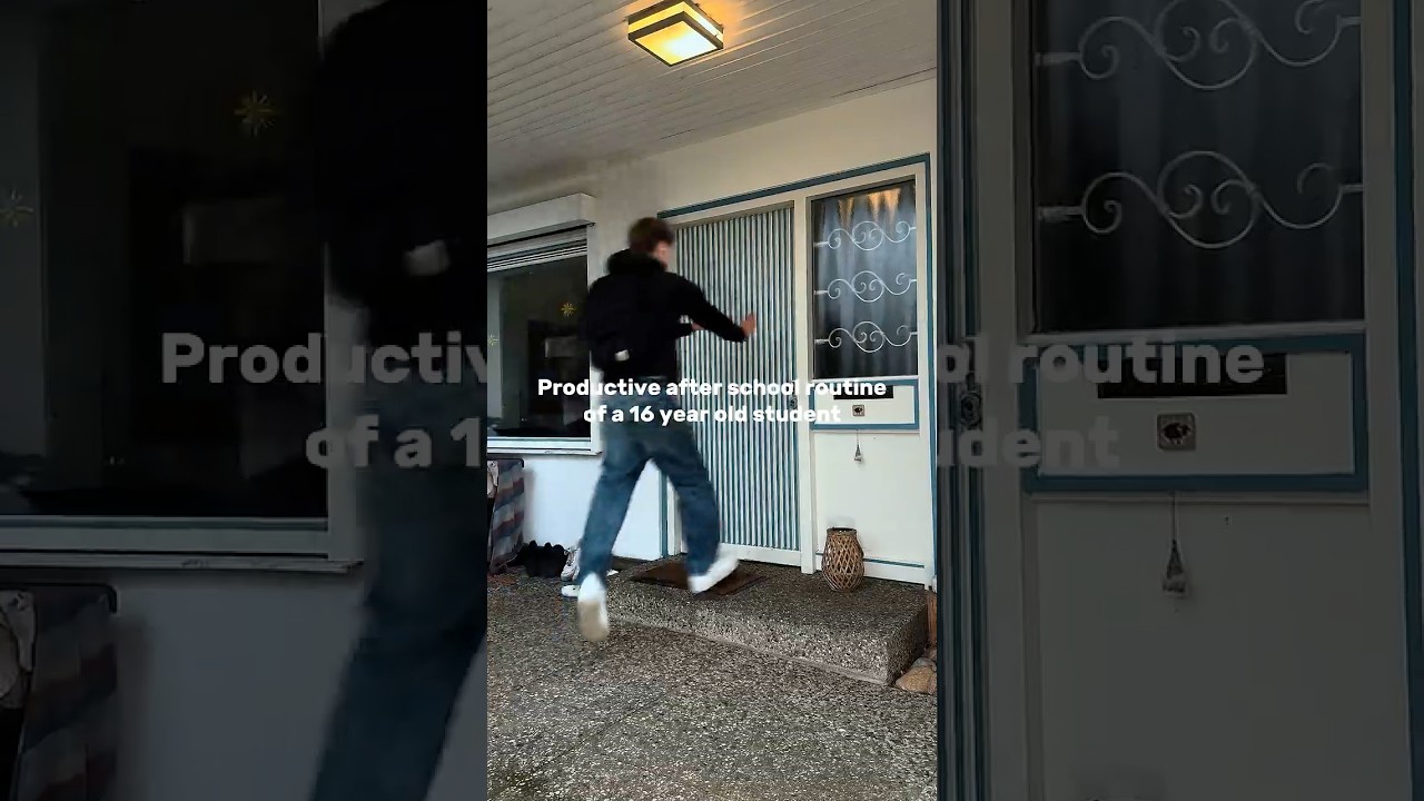 My productive after school routine as a 16 year old student