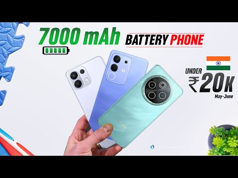 Best Battery Phones under 20000 Rupees india (6000-7000mAh Battery)
