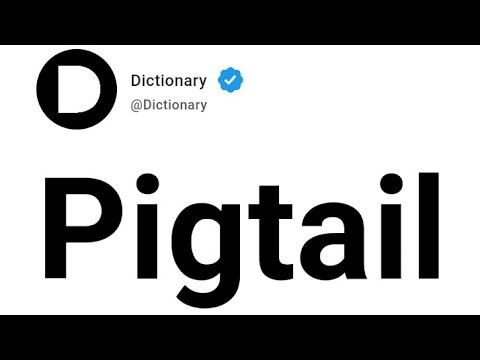 Pigtail Meaning In English