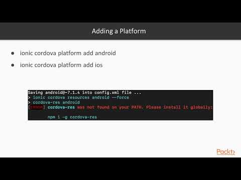 Learn Hands On App Development with Ionic Installing Cordova SQLite Plugin | packtpub com - Mind ...