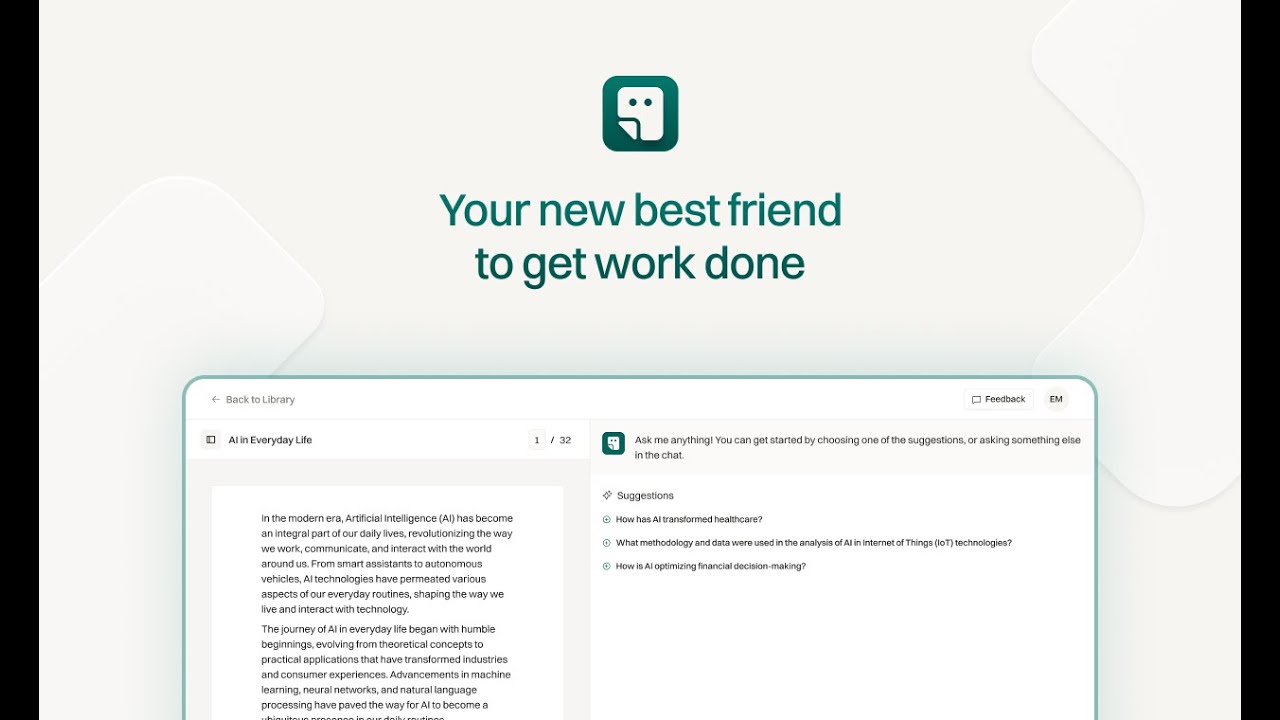 Introducing PDF BFF: ChatGPT for your PDF documents