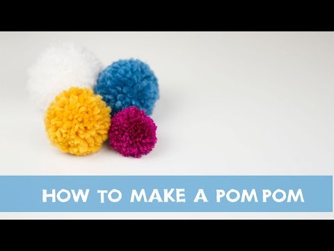 Easy Crochet Tutorial - How To Make a Pom Pom | Croby Patterns