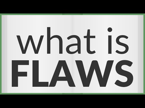 Flaws | meaning of Flaws