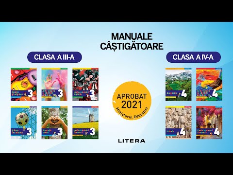 18 manuale Litera pentru clasele a III-a și a IV-a, declarate câștigătoare la licitația ME 2021