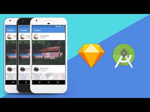 Timeline From Design to Android Studio XML Tutorial Video Lecture - How ...