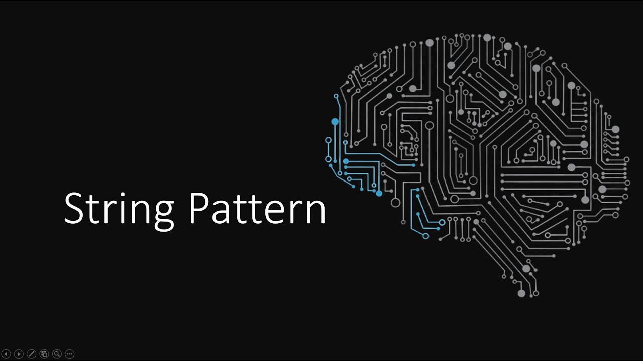 String pattern search algorithm