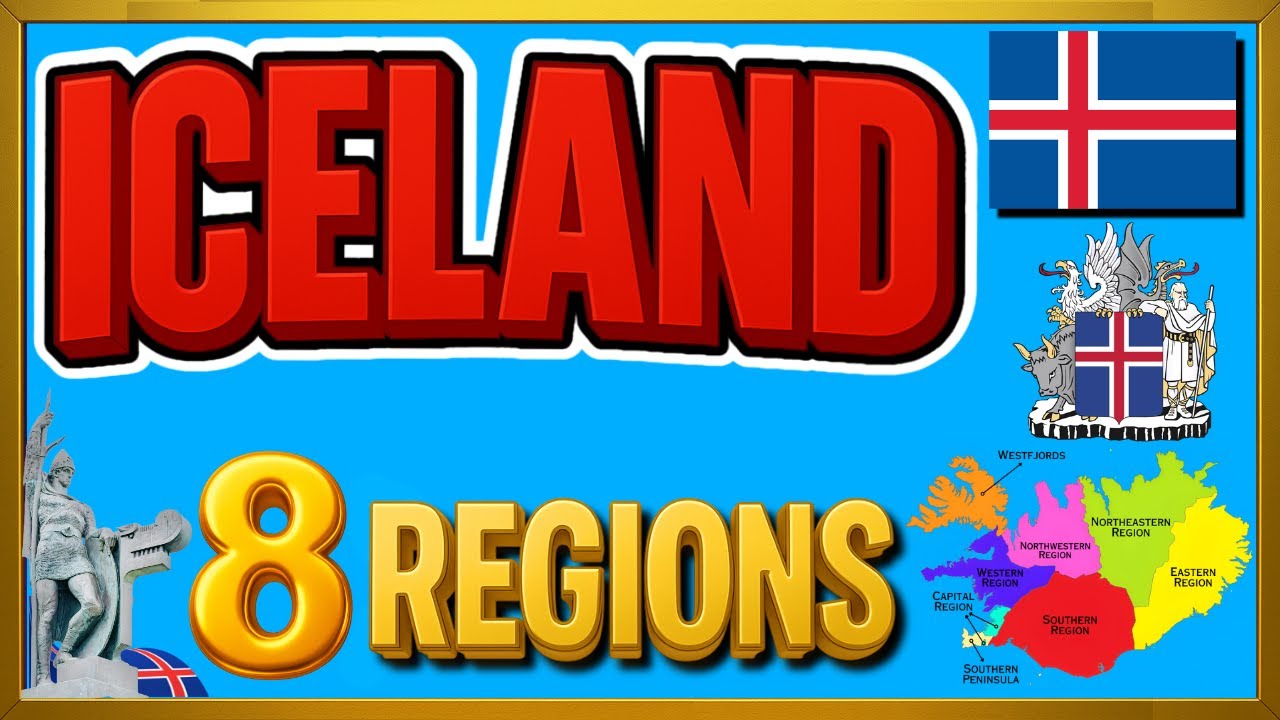 Iceland Map Explained 🇮🇸 | 8 Regions of Iceland