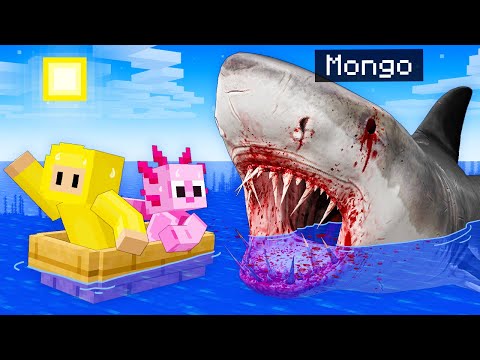 Playing As MEGALODON SHARK To Troll My Friend in Minecraft…