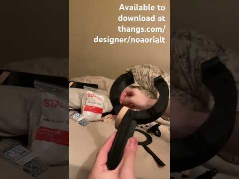 3D printed sling shot inspired by Usopp from One Piece’s Kabuto