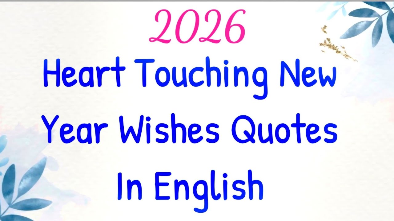 Heart Touching New Year Quotes in English 