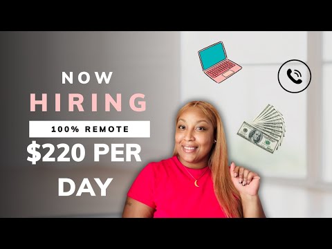 3 Remote WFH Jobs Now Hiring up to $220 Daily! Apply Now!