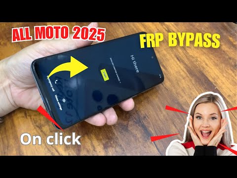 All Moto FRP Bypass 2025 Big Update Tool | Motorola G23 Google Account Lock One Click