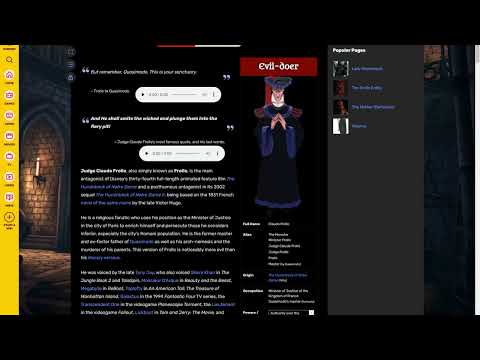 Frollo's Villain Wiki