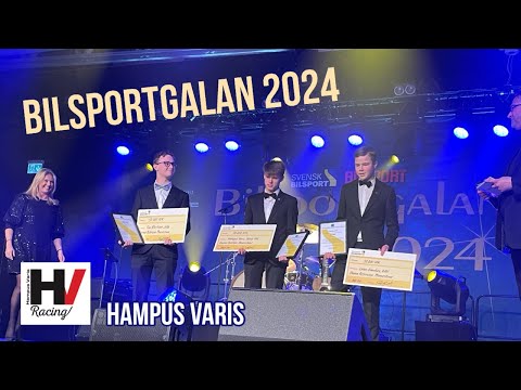 Bilsportgalan 2024 - Hampus Varis received the prestigious Ronnie Peterson scholarship