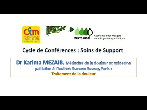 Conférence Cancer et Métabolisme : traitement de la douleur