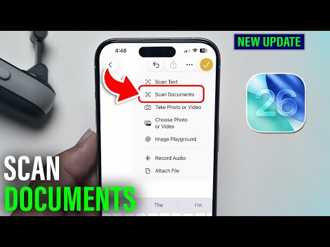iOS 26 : How to scan documents on iPhone