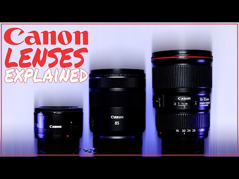 Canon Lenses Explained: DC vs STM vs USM