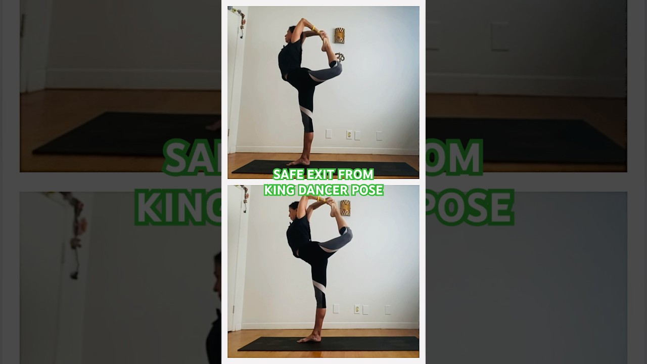 YOGA Flexibility Challenge 🧘 How To Exit SAFELY From King Dancer Pose