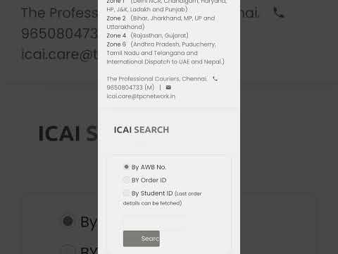 how to track order from icai #icai_students_group #icaicds #ca #viral #caexams #viralshorts