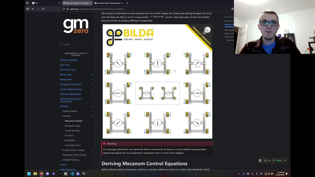 FTC: Programming Mecanum (Teleop & Auto)