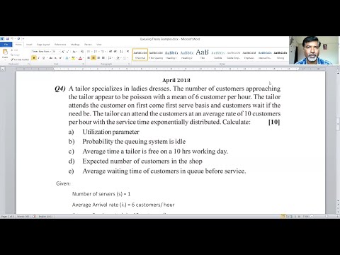 Queuing Theory example