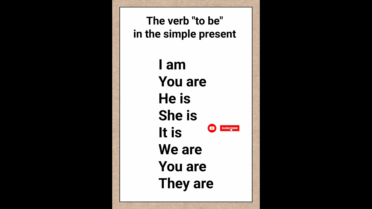 The verb 