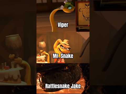 Viper vs Mr.Snake vs Rattlesnake Jake #kungfupanda #thebadguy #rango