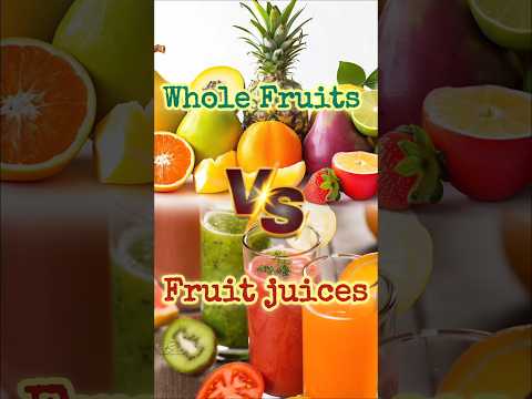 Fruits vs Fruit juices.Which is good??#health#swastha#beats#trending#fruit#juice #good#bad#shorts