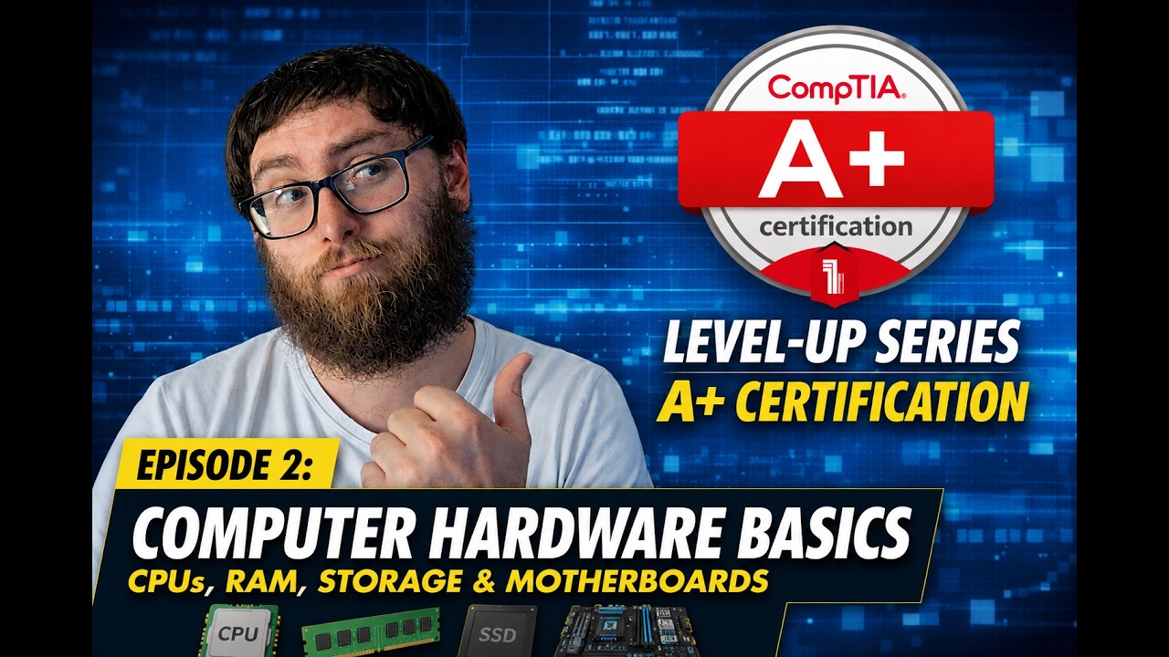 Level Up Series: CompTIA A+ Certification Guide Computer Hardware Basics
