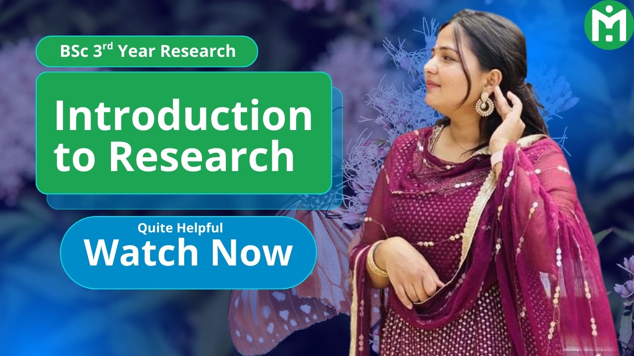 BSc 3rd Year Research Methodology || Introduction to Research - Class 1