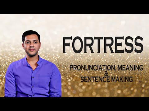 Fortress - Meaning & Pronunciation Word World Audio Video Dictionary