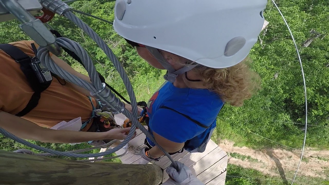 Screaming Eagle ziplines at the ARK Encounter (Williamsburg, KY) line 6 of 12 (Champ 1)