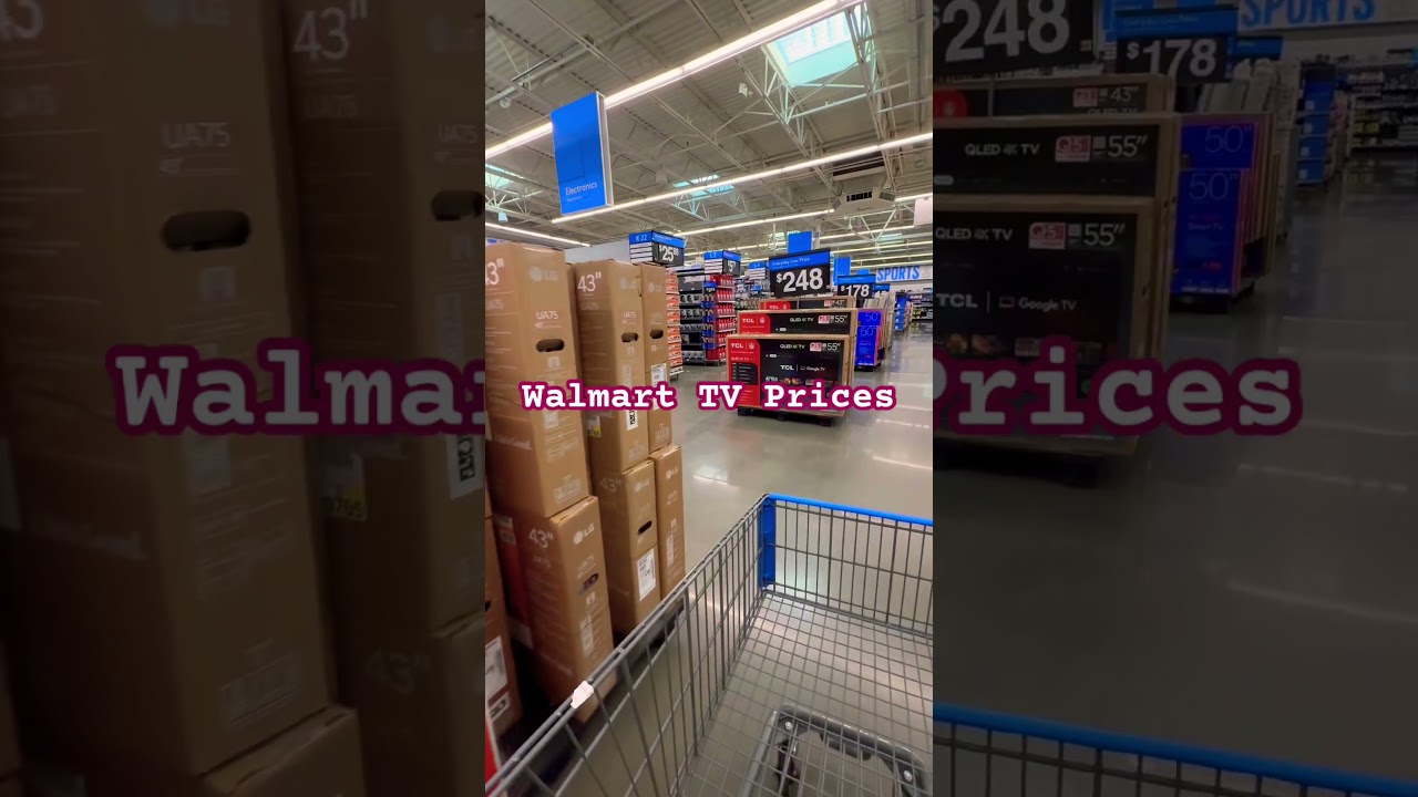 Walmart TV Prices #shorts