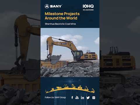 The largest open-pit coal mine in China #sany  #qualitychangestheworld
