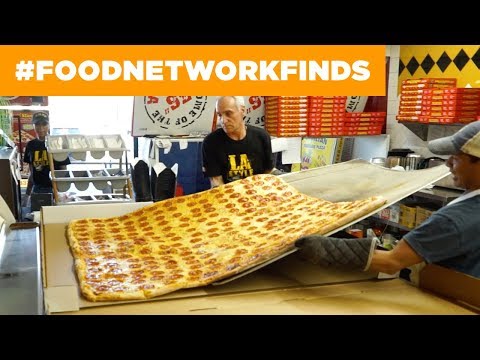World's Largest Delivery Pizza | The Best Restaurants in America | Food Network