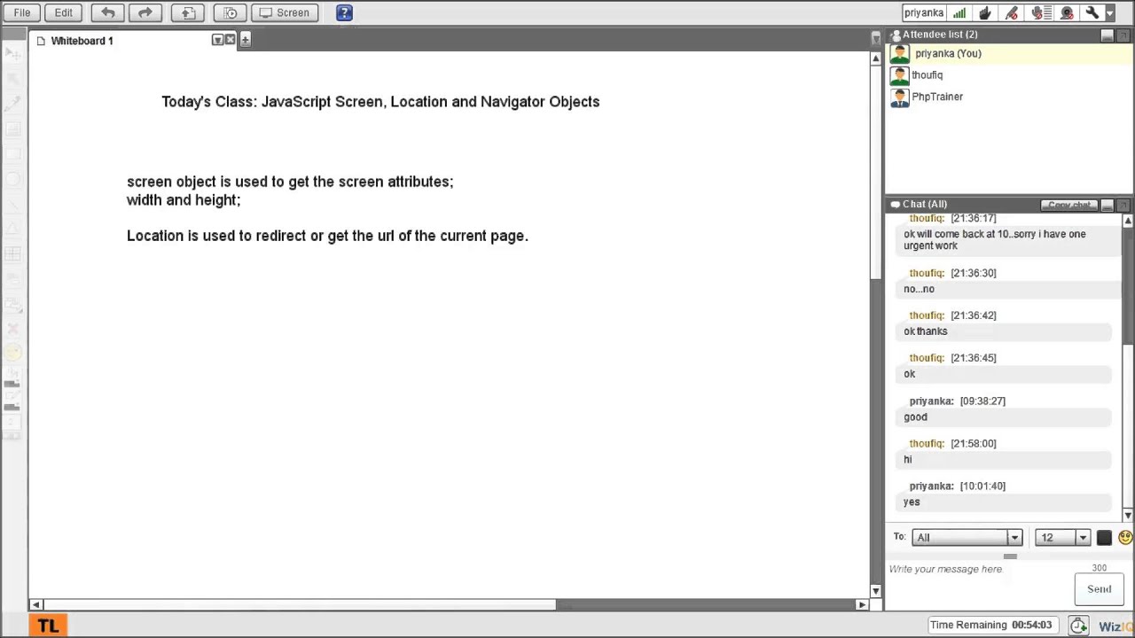 JavaScript Screen Location and Navigator Objects 1/4