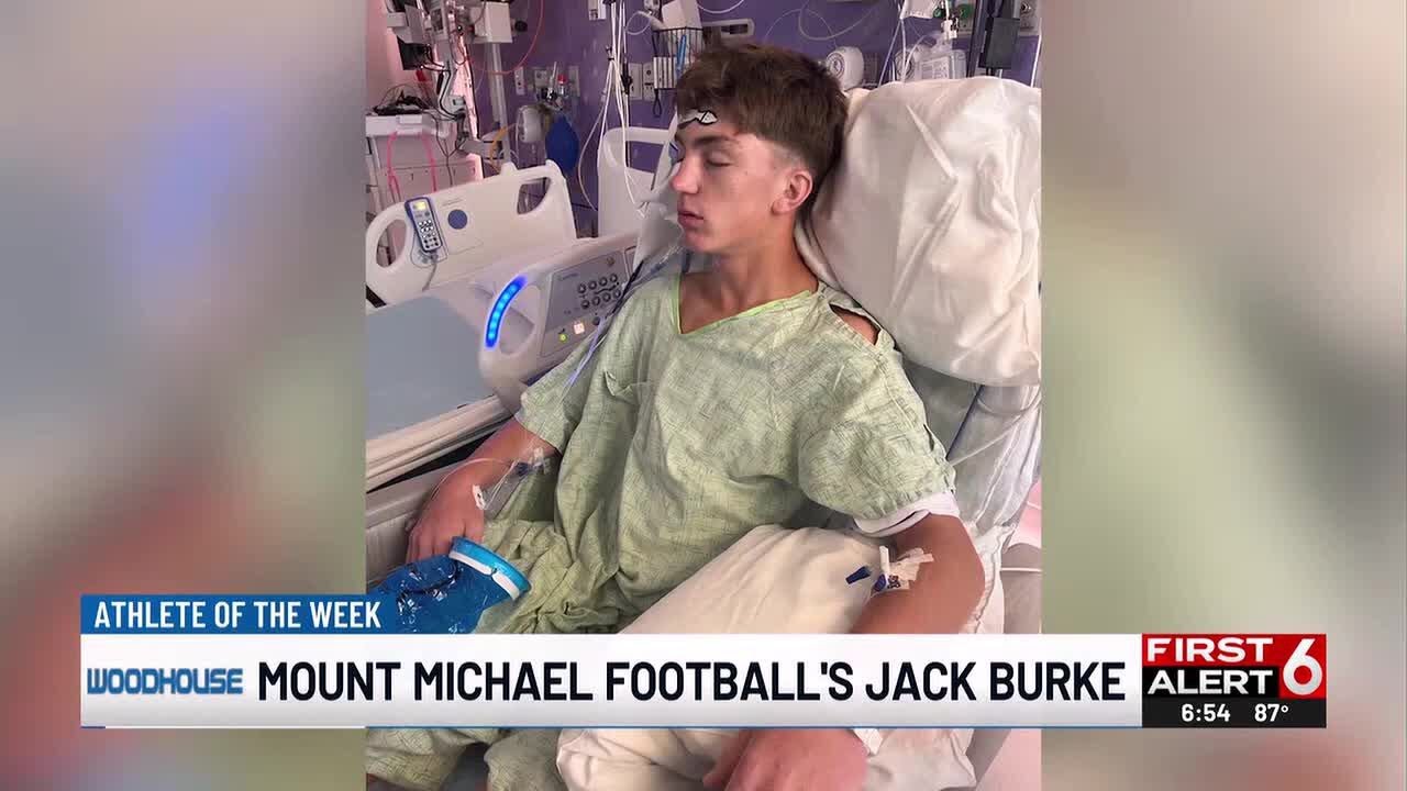 Mount Michael's Jack Burke returns to football after open-heart surgery