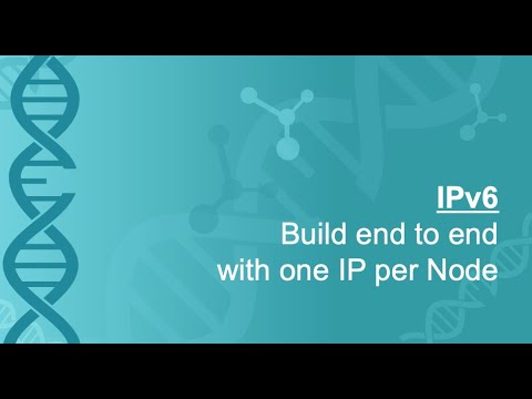 Use one IPv6 address per node to build a full network & other tips