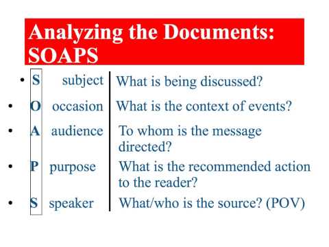 Writing DBQs for APUSH 2015