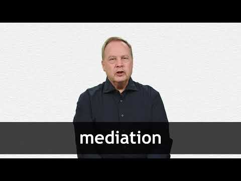 MEDIATION definition and meaning | Collins English Dictionary