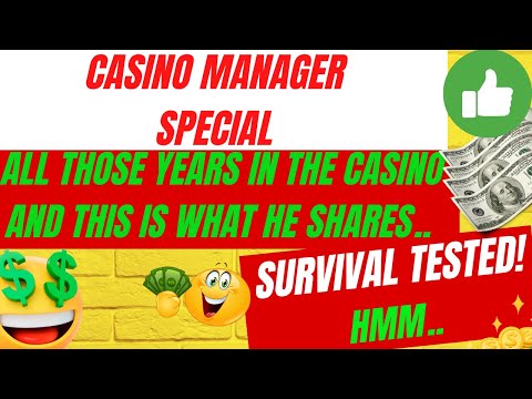 CASINO SUPERVISOR REVEALS HIS SECRET STRATEGY TO WIN MONEY